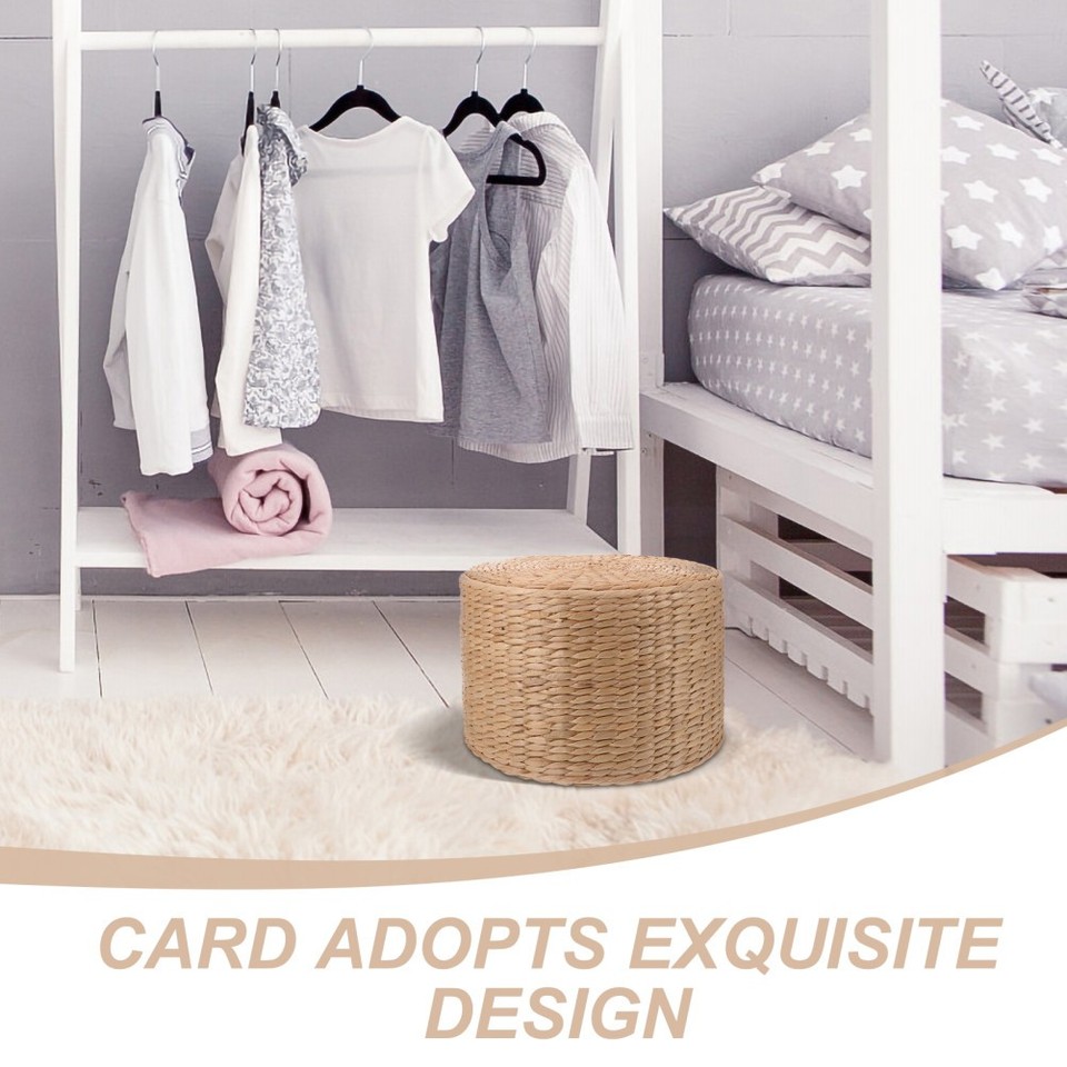 Woven Stool for Kids Convenient Step Stool Small Woven Shoe Changing ...