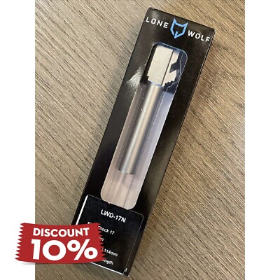 LONE WOLF fit GLOCKs 17 GEN1-4 9MM MATTE STAINLESS BARREL LWD-17N GEN3 ...