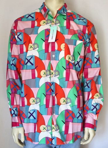 COMME des GARCONS X KAWS dress shirt XL NWT | eBay