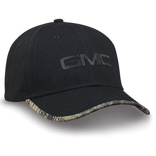GMC Camo Trim Cap - Structured Black Twill Hat | eBay