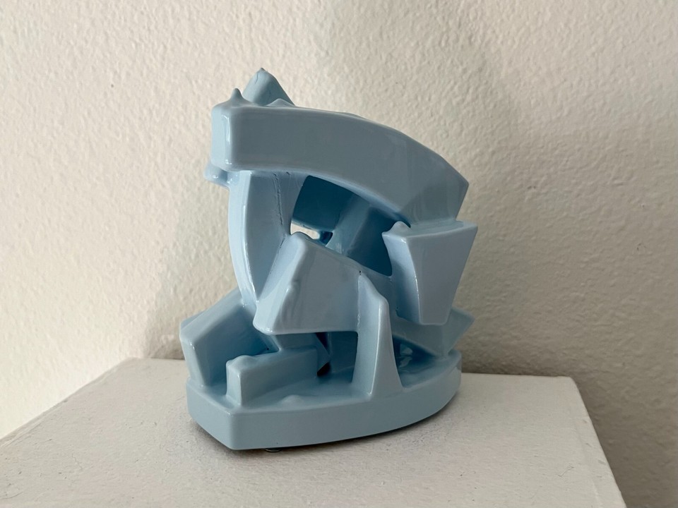 One Abstract Sculpture Constructivism Cubism Modern Art Influenced OOAK ...