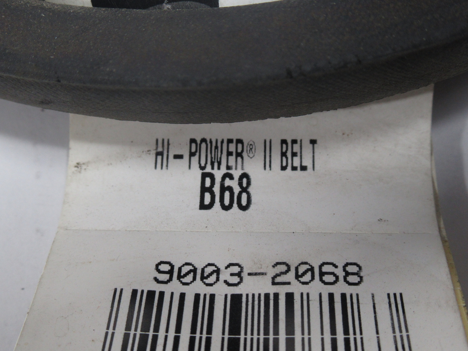 174553 Gates B68 Hi-Power V-Belt 9003-2068 71" Long 21/32" Wide for ...