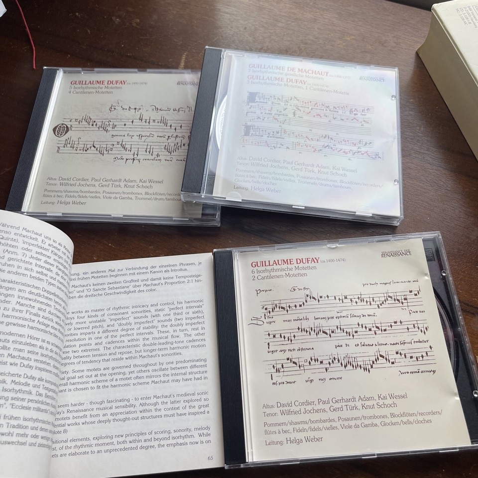 G. de Machaut, G. Dufay - Isorhythmische Motetten (3-CD, Cordier, Adam ...
