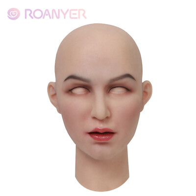 Roanyer Silicone Female Mask Jane Fake Human Skin Mask for Cosplay ...