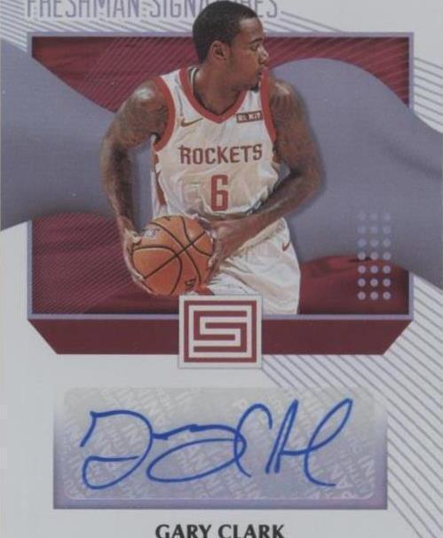 2018-19 Panini Status - Freshman Signatures Gary Clark #FS-GCL (AU, RC ...