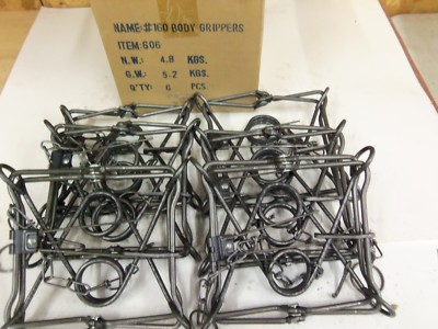6 Bridger 160 Body Grip Traps Trap Muskrat Mink Fisher | eBay