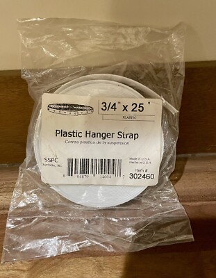 Plastic Hanger Strap - SSPC #302460 - 3/4” X 25 Ft. - Plastic | eBay
