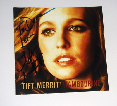Singer Tift Merritt Tambourine CD Cover Signed COA Free Shipping | eBay