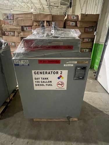 Diesel generator day tank 150 gallons 125 100 fuel simplx set-150-c “ak ...