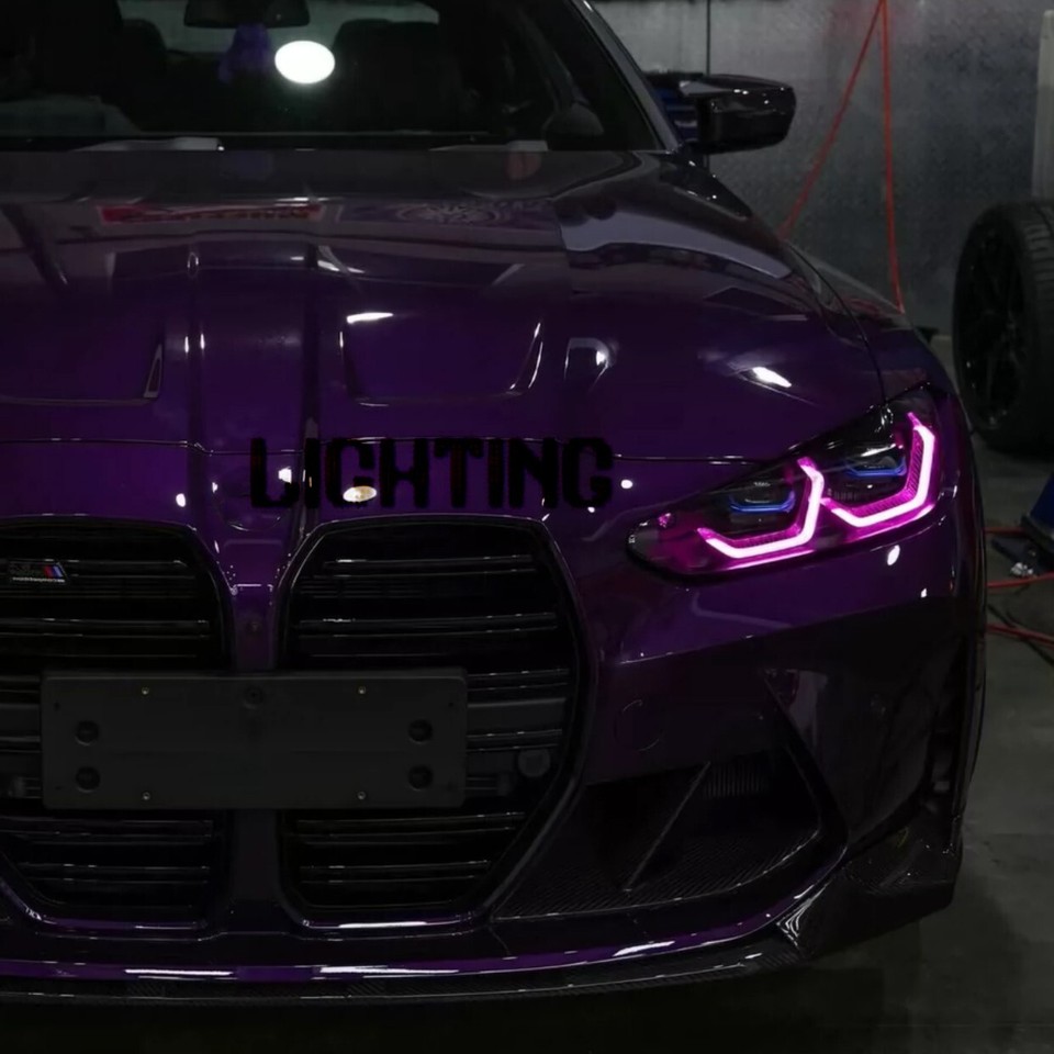 Purple DRL Laserlight Module For 2023 BMW M4 CSL 4 series G80 G22 G82 ...