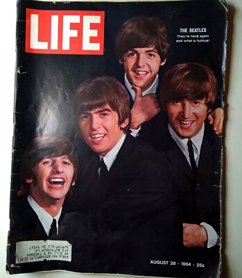 Original Life Magazine from August 28, 1964 - The Beatles | eBay