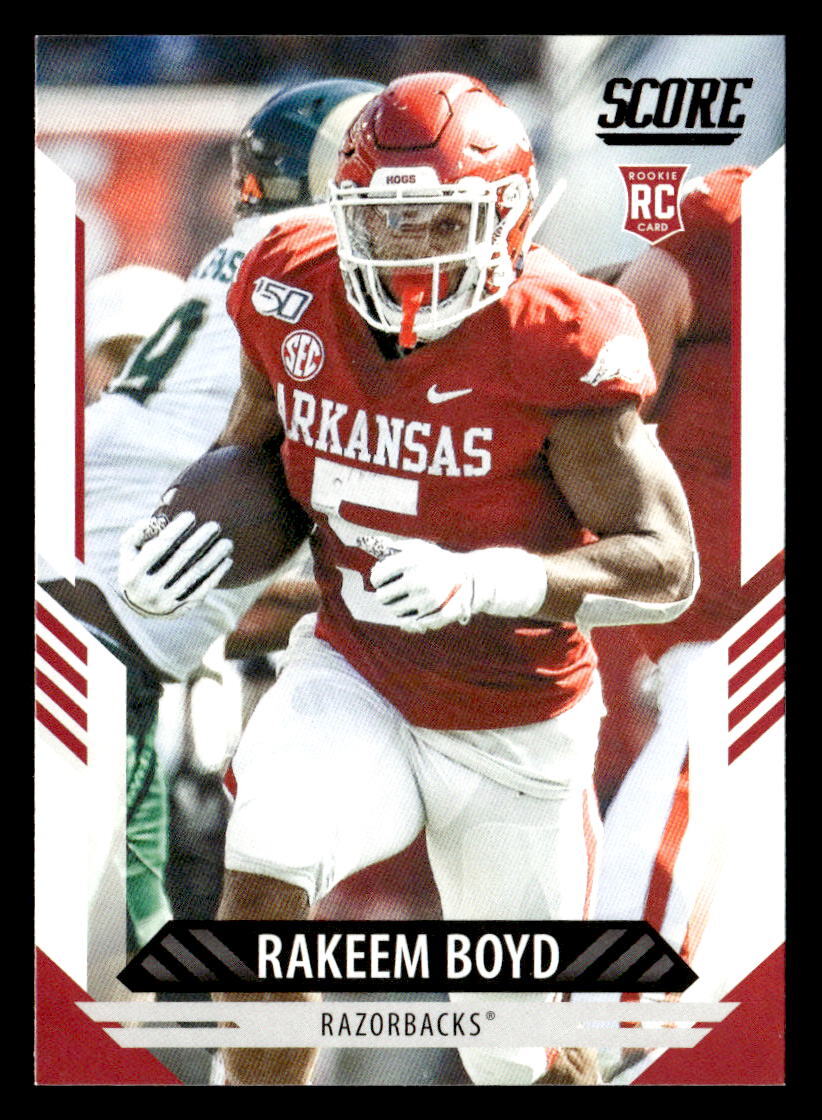 Rakeem Boyd 2021 Score Rookie Card #379 Arkansas Razorbacks | eBay