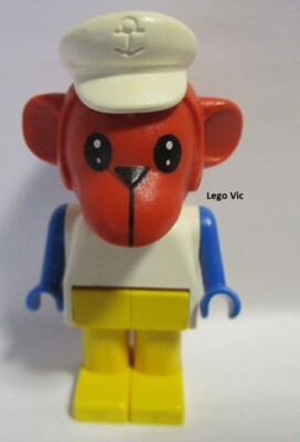 Lego x595c09 Fab8i Fabuland Personnage Figure Singe Monkey 9 TBE du ...