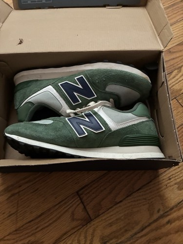 New Balance GR530KA Men's Low Top Sneakers Green White Navy Lace Up ...