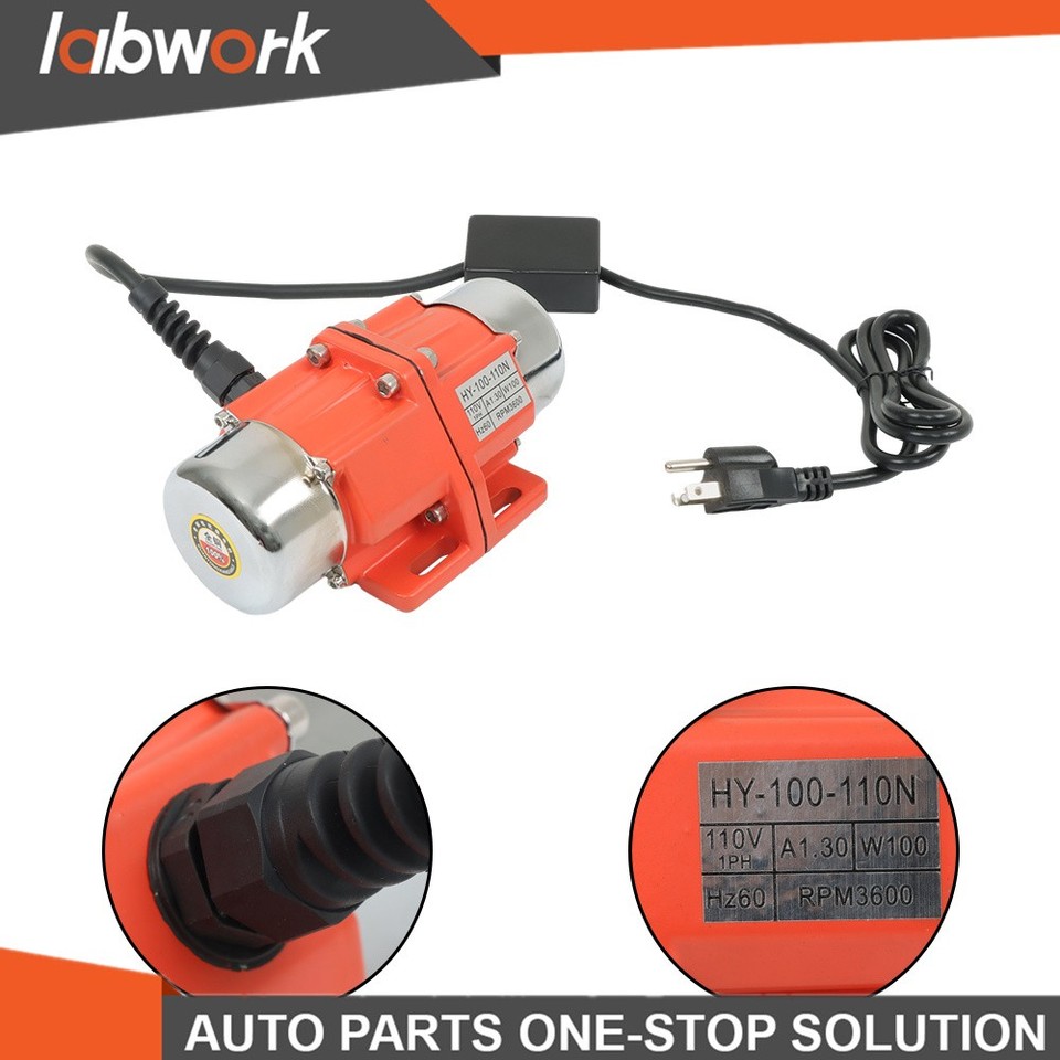 Labwork 3600RPM Concrete Vibrator 100W 110V Concrete Vibrator Vibration ...