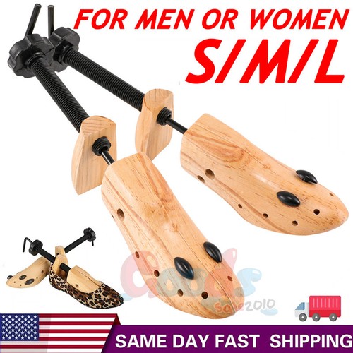 One/Pair 2-Way Wooden Adjustable Shoe Stretcher Men Women Boots ...