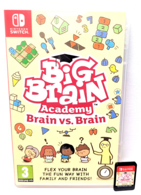 Big Brain Academy Brain vs brain Nintendo Switch EXCELLENT CARTRIDGE ...