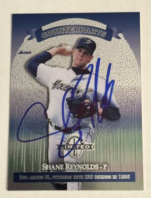 Shane Reynolds 1997 Donruss Limited Authentic Signed Autograph Auto ...