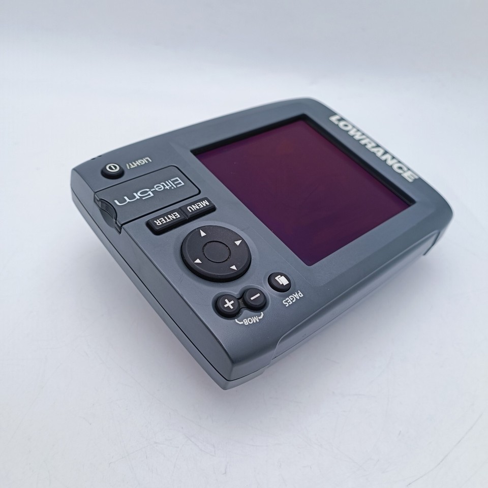 Lowrance Elite-5m Boat 5” GPS Navigator Chartplotter Display Unit ELITE ...