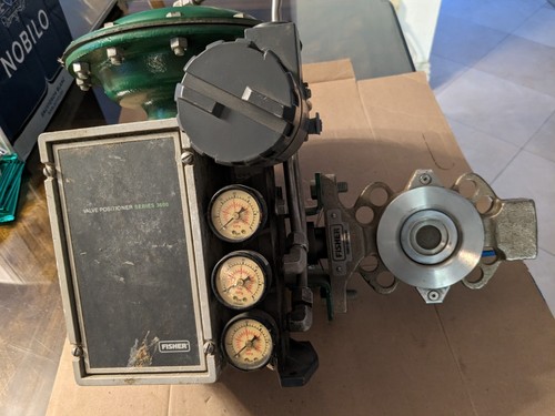 NEW FISHER 3610J VALVE POSITIONER W/ 8560 2 INCH BUTTERFLY VALVE | eBay