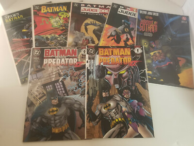 DC Batman - 2 Spawn, 3 Judge Dredd & 4 Predator Dark Horse Comics - 9 ...