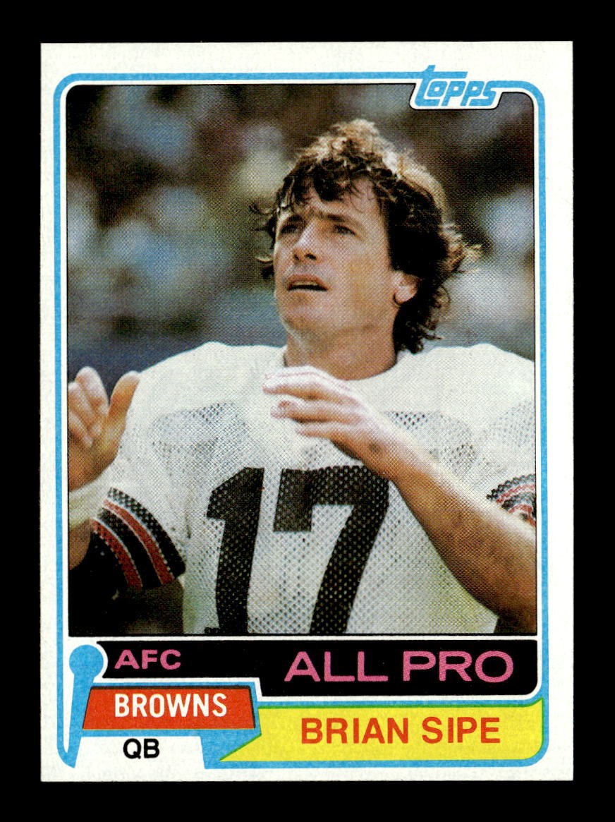 1981 Topps #350 Brian Sipe Cleveland Browns NM+ Football Card *H294 | eBay