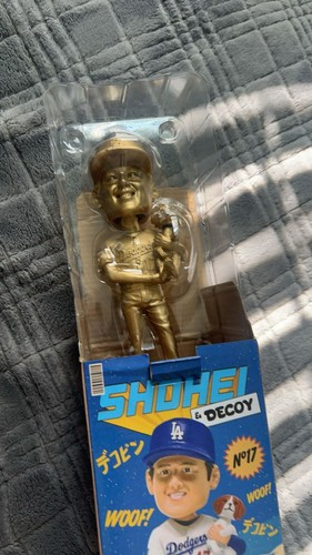 GOLD Shohei Ohtani Bobblehead Los Angeles Dodgers SGA stadium 8/28 ...