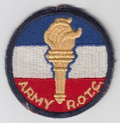 Vintage US Army ROTC Patch Insignia Military Vietnam War era Merrowed ...