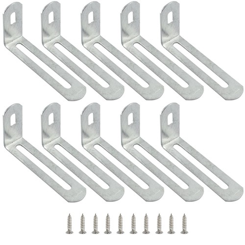 2.9"x1"x0.6"Adjustable Right Angle Brackets Metal L Bracket 2.9"x1"x0.6 ...
