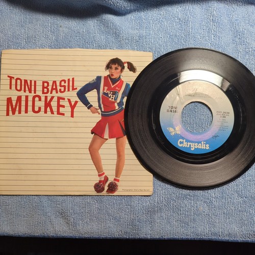 TONI BASIL - Mickey / Thief On The Loose - 45 RPM 7" Record 1981 PS ...