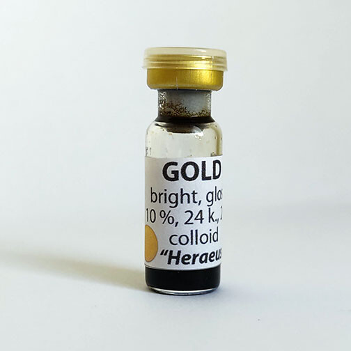 Liquid Bright Gold Heraeus & Degussa made in Germany Thinner Luster ...