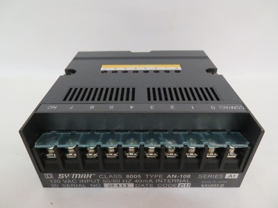 Square D Input Module CLASS 8005 TYPE AN-108 AN108 120 VAC Series A1 Used | eBay