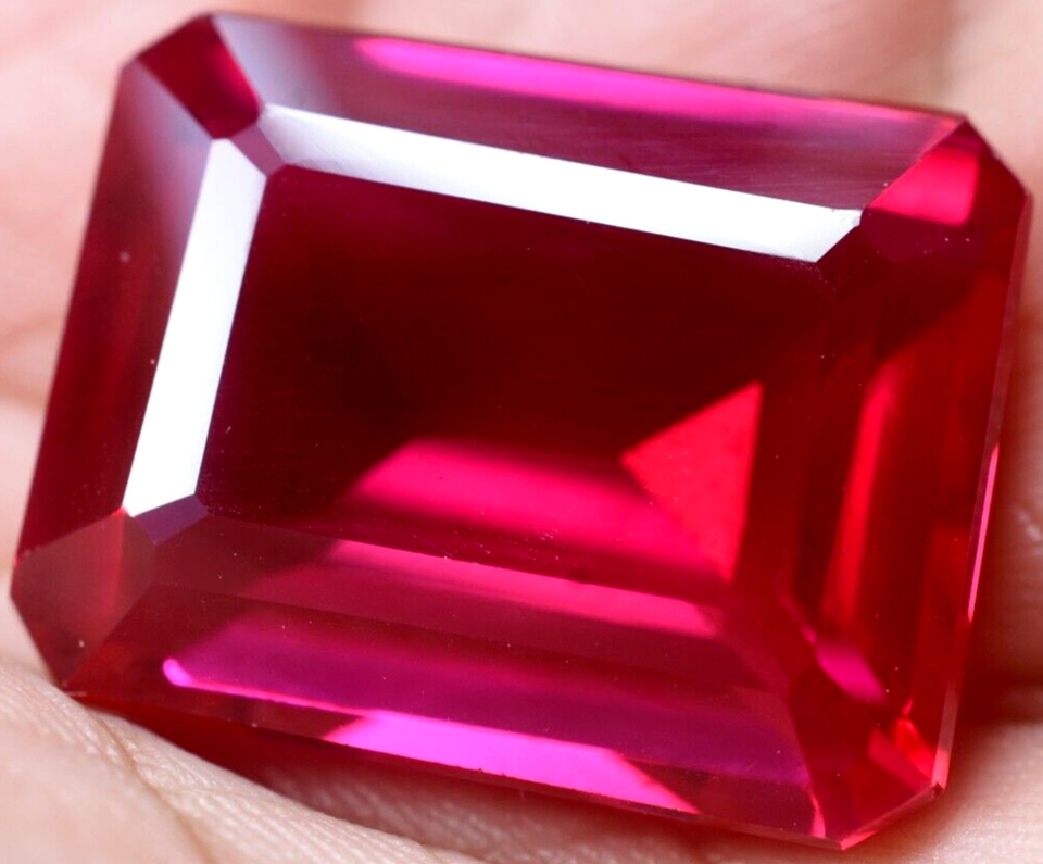 Natural 53.30 Ct Mogok Pink Ruby Sparkling GGL Certified Loose Gemstone ...