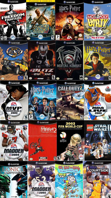 Lot of various Nintendo GameCube games, select one or combine with ...