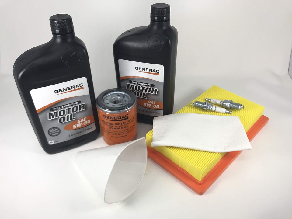 Generac 0J93230SSM Maintenance Kit Synthetic Oil 20Kw 22Kw Generator ...