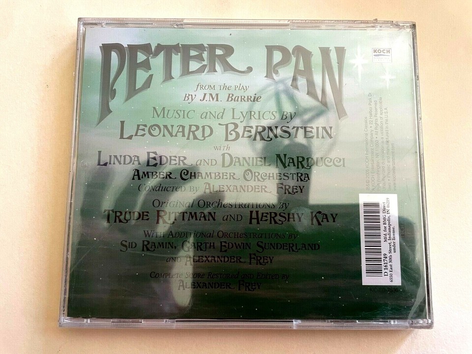 Leonard Bernstein's Peter Pan CD, NEW | eBay