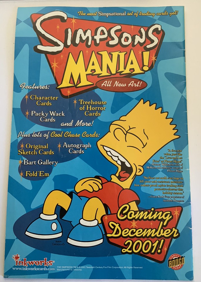 BART SIMPSON #6 (HIGH FLYER) Comic 2001 | eBay