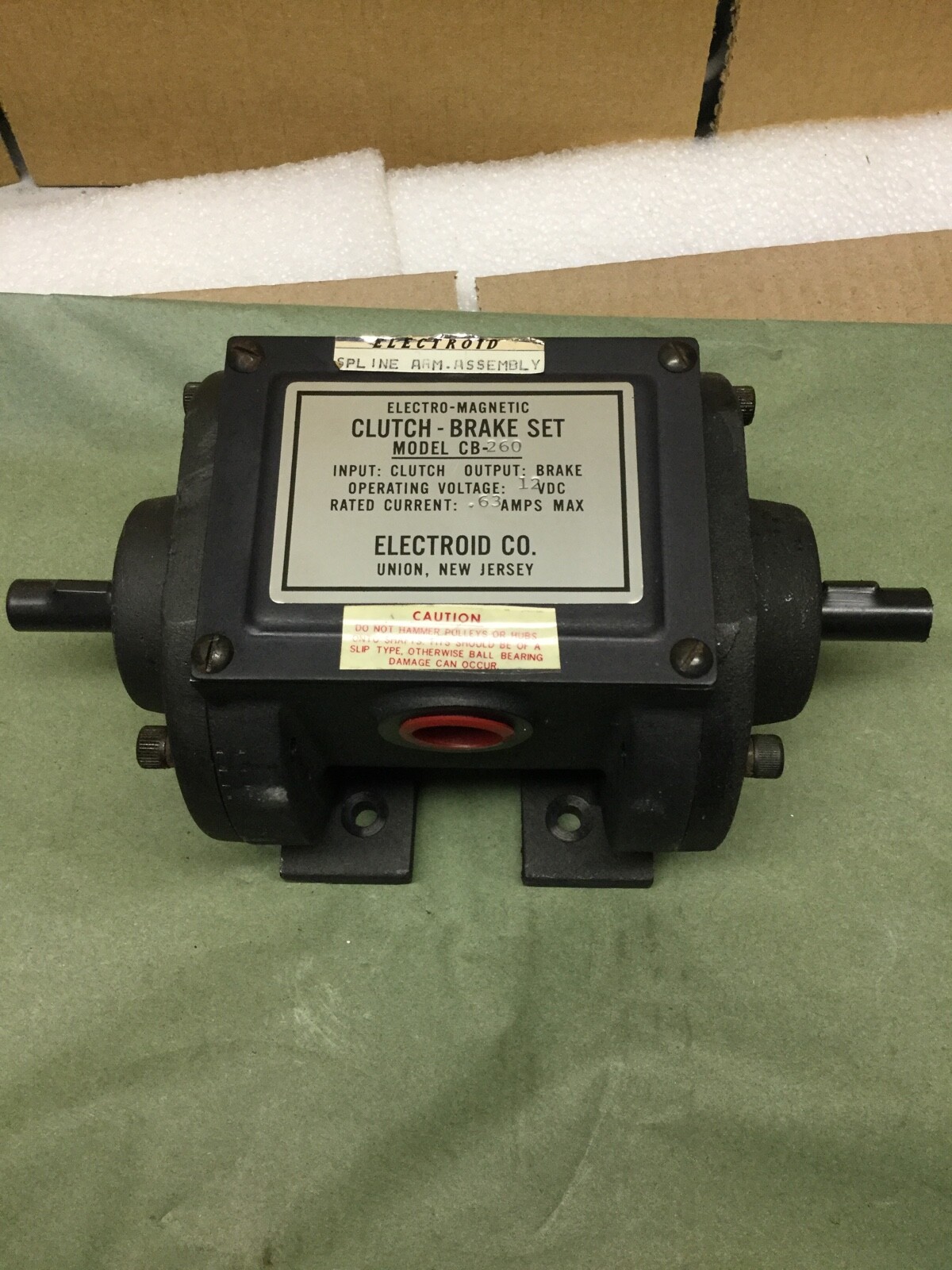 ELECTROID ELECTRIC CB-260 CLUTCH/BRAKE SET for sale online | eBay