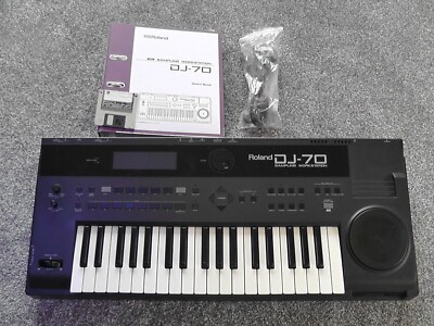 Roland DJ-70 Sample Workstation / Vintage Synthesizer - plus extras ...