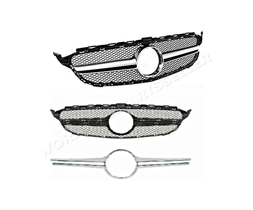 Grille For MERCEDES C W205 2058880523 | eBay