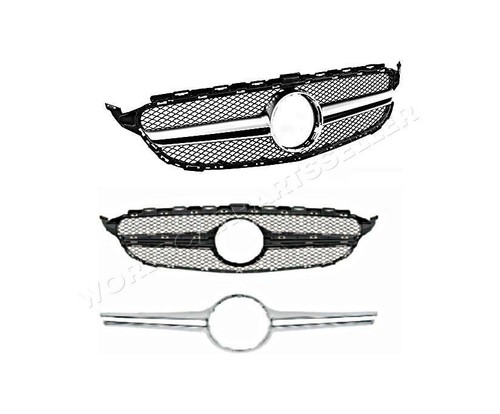 Grille For MERCEDES C W205 2058880523 | eBay