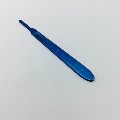 Titanium Blade Handle Scalpel handles 3# scale titanium surgical ...