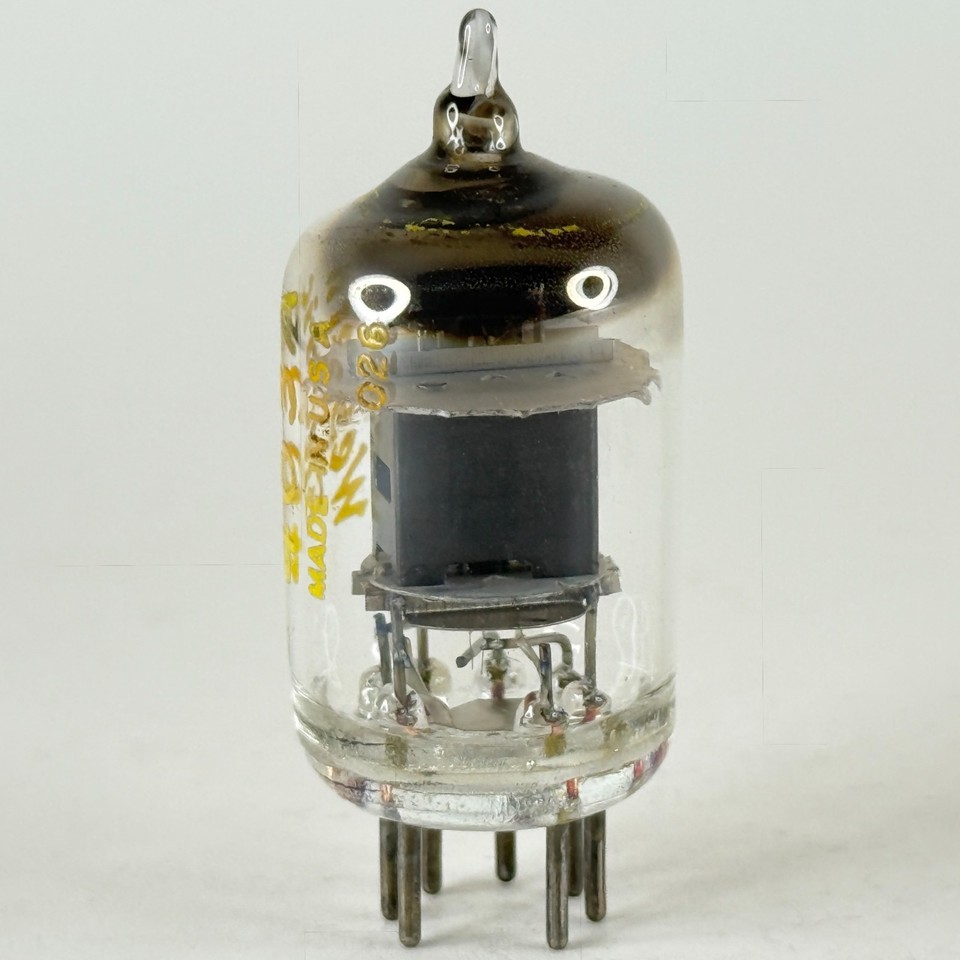 (1) Tested 1950 Western Electric JW 6AK5 403A Tube Code 026 Square Halo ...