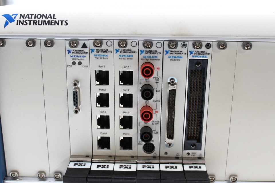 National Instruments NI PXIe-1075 Chassis with /8360/8430/4070/6534 ...