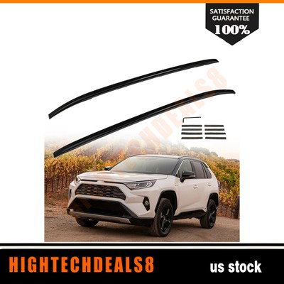 For Toyota RAV4 2019-2020 Roof Rack Side Rails Aluminum Luggage Cargo ...