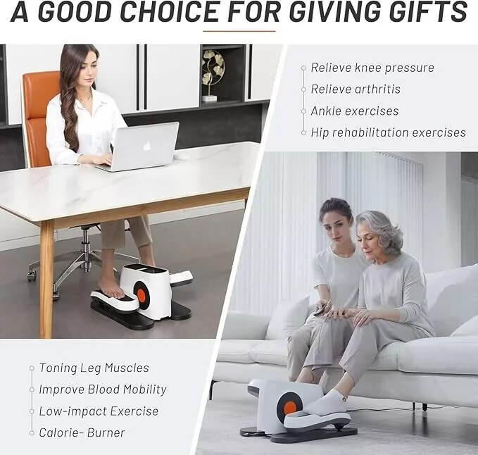 Ellipse Leg Exerciser as Seen on TV, Under Desk Elliptical Machine ...