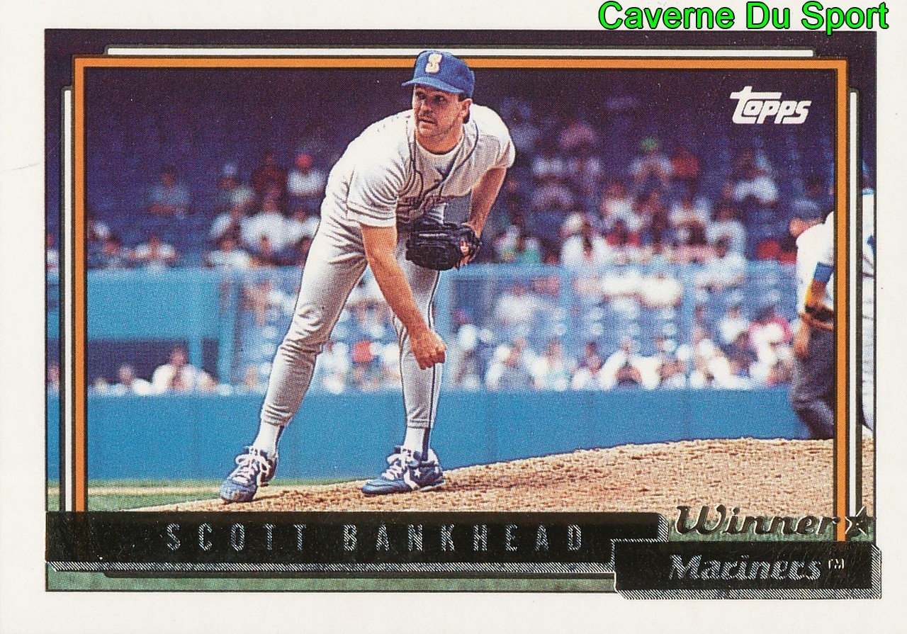 155 SCOTT BANKHEAD MARINERS TOPPS GOLD WINNER BASEBALL CARD 1992 | eBay