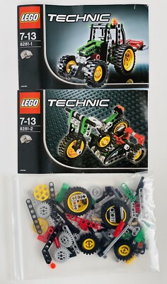 LEGO 8281 Technic Mini Tractor - Complete w/instructions, No Box ...