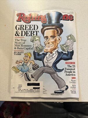 Rolling Stone Magazine September 13, 2012 - Mitt Romney & Bain Capital ...