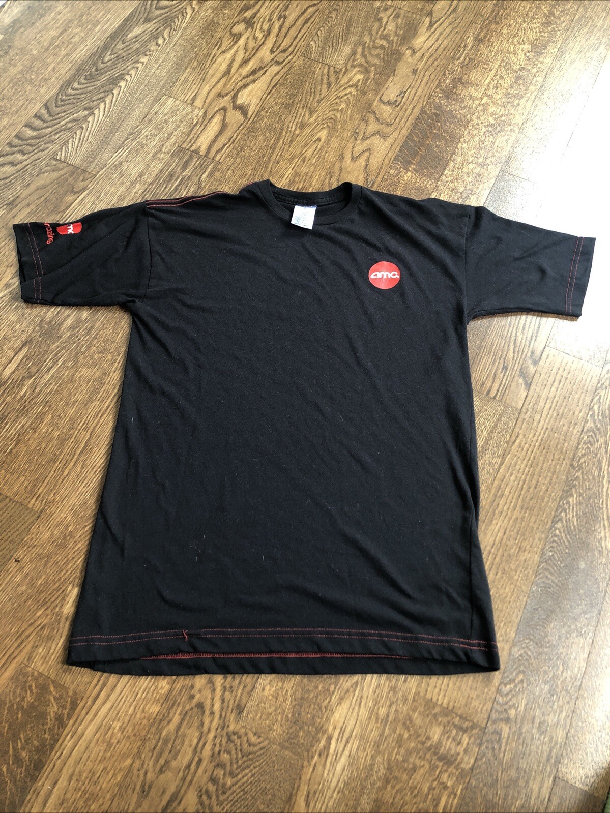 AMC Movie Theater Employee Shirt Uniform Medium Black… - Gem